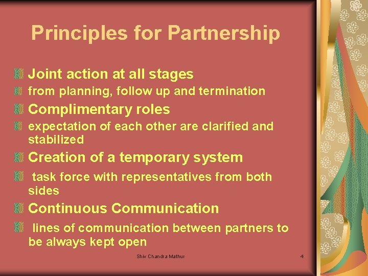 Public Private Partnership in Health Care Shiv Chandra