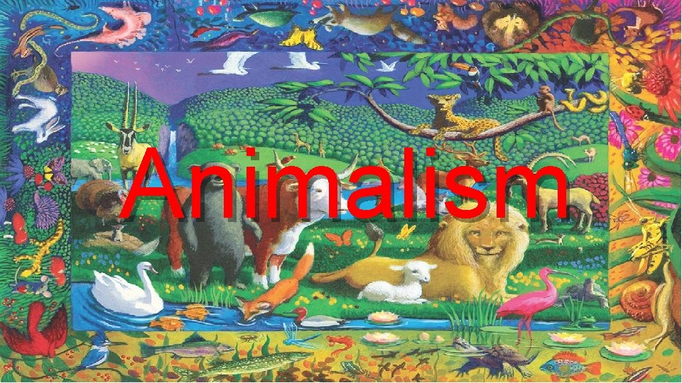 Animalism We Are Animals Every human person is