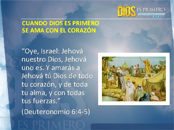 Sbado 7 Mayo 6 Cuando Dios es Primero