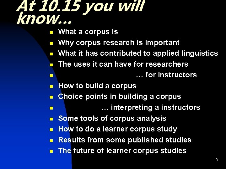 Learner corpus research hands on Tom Cobb Didactique