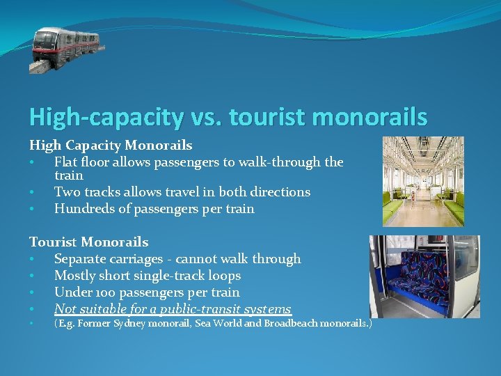 HighCapacity Monorail An affordable way of beating the