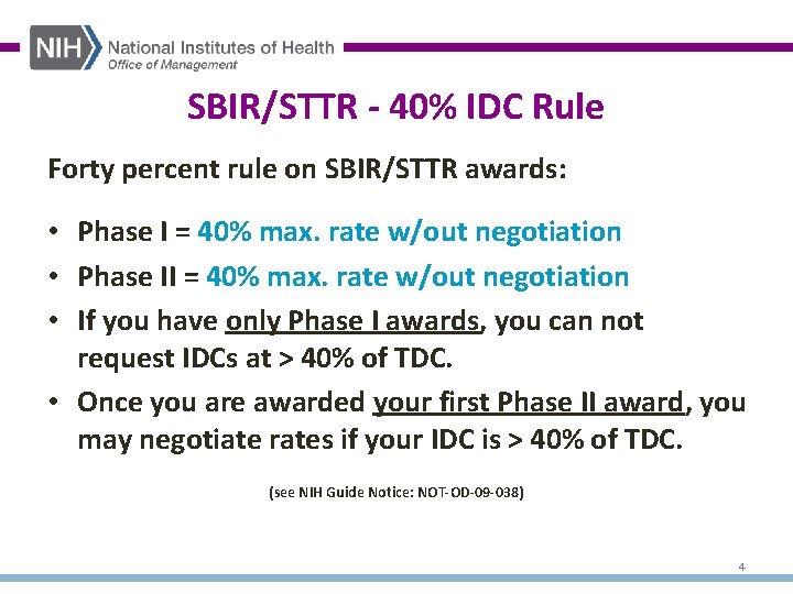 The Auditors Are Coming an NIH Perspective Department