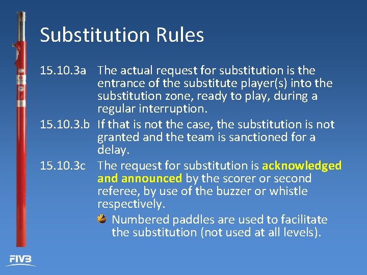 Quick Substitution Procedure This Power Point on is