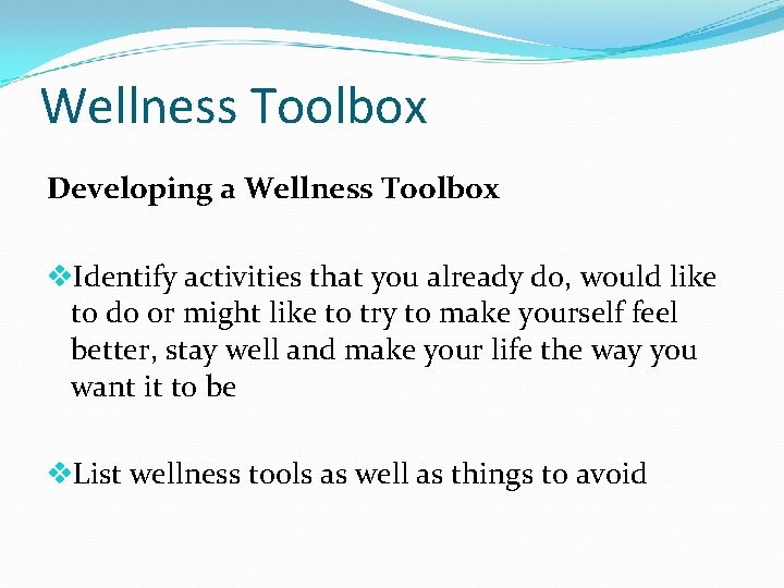 Wellness Recovery Action Plan WRAP Cindy A Schwartz