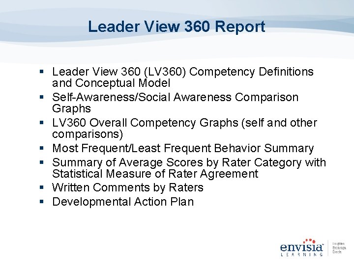 Understanding and Using Your Leader View 360 Report