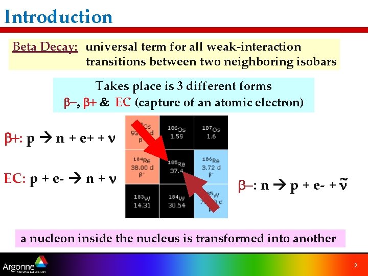Log ft values in Beta Decay Filip G