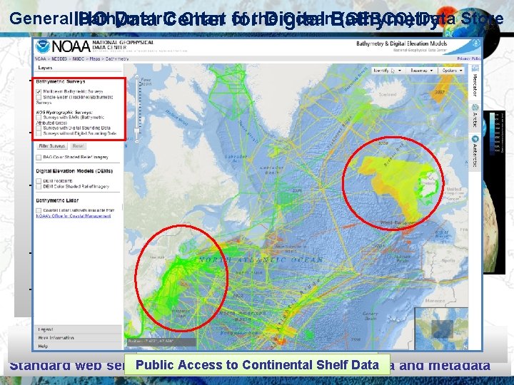 A Global Bathymetry Database Large Scale Seabed Mapping