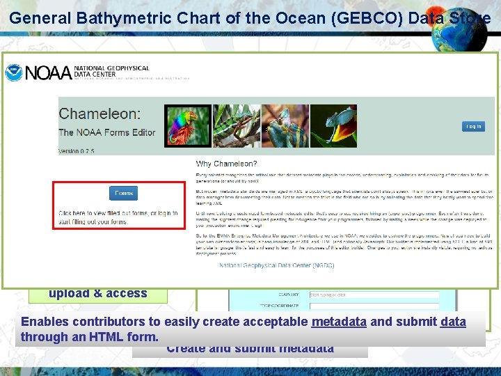A Global Bathymetry Database Large Scale Seabed Mapping