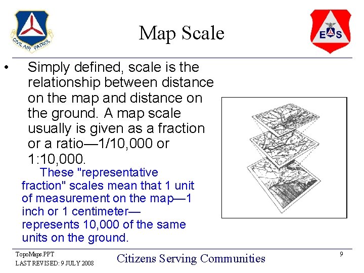 Topographic Maps Developed by the National Emergency Services