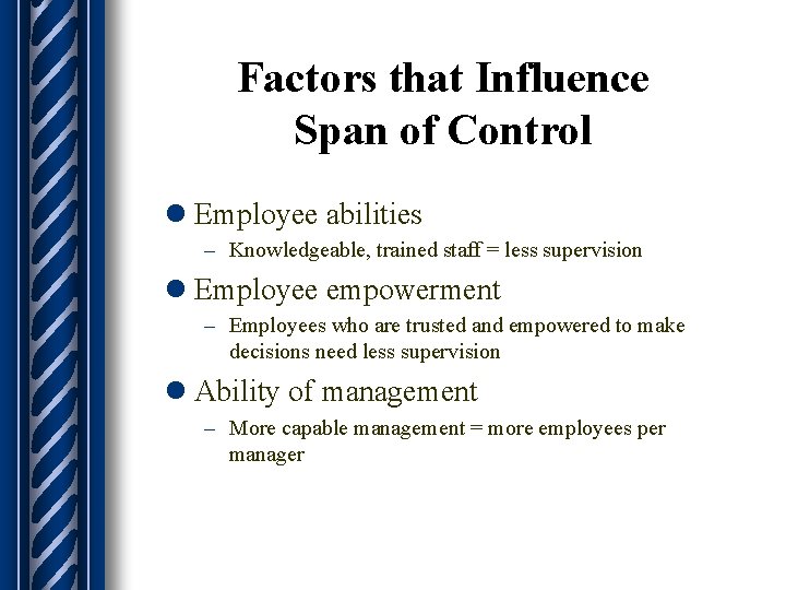 Assessing Your Organizational Span of Control State Classification