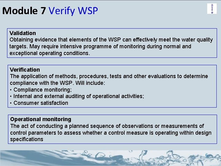 1 Module 7 Verify WSP Session structure Definition