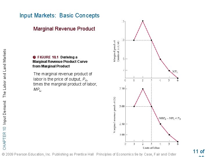 CHAPTER 10 Input Demand The Labor and Land