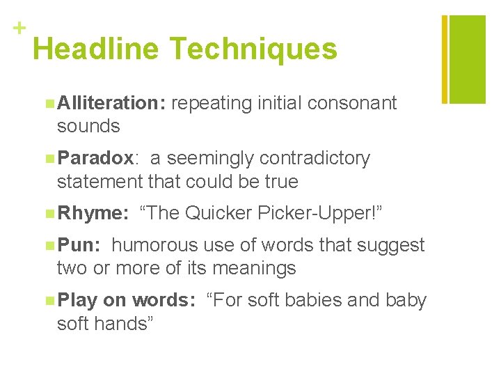 Developing Print Advertisements Introduction to Business Marketing ...