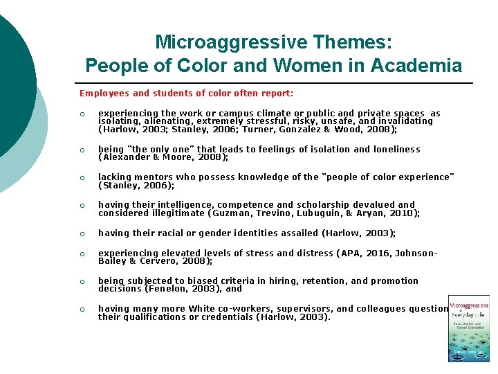 Microaggressions in Everyday Life Making the Invisible Visible