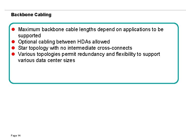Telecommunications Infrastructure Standard for Data Centers ANSITIA942 ...