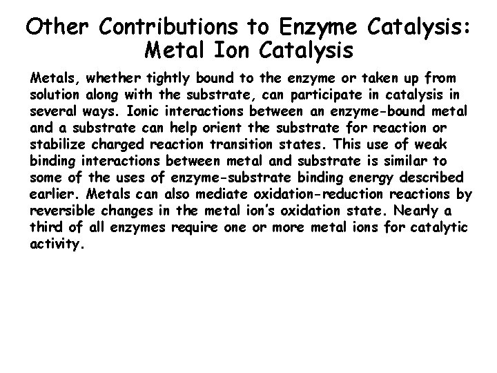 Chap 6 A Enzymes Introduction to Enzymes How
