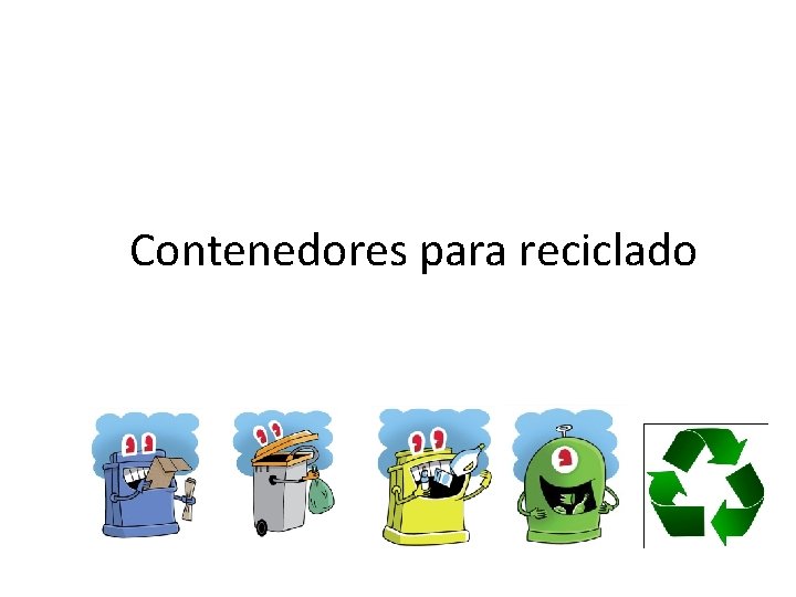 Contenedores para reciclado Contenedor gris Restos de comida
