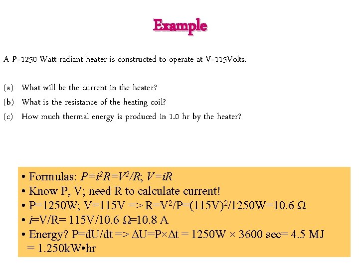 Resistance Is Futile Physics 2113 Jonathan Dowling Physics