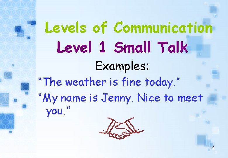 Lets Talk By Patricia LAI 30 th June