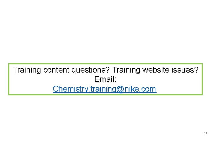 YOUR GUIDE TO NIKE CHEMISTRY TRAINING NIKE is