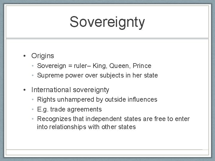 Concepts In International Law Was killing of Bin