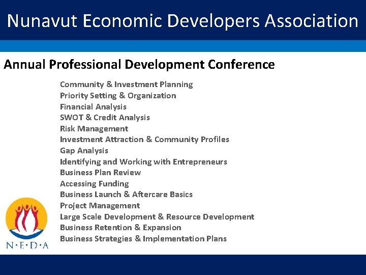 Nunavut Economic Developers Association Economic Development ...