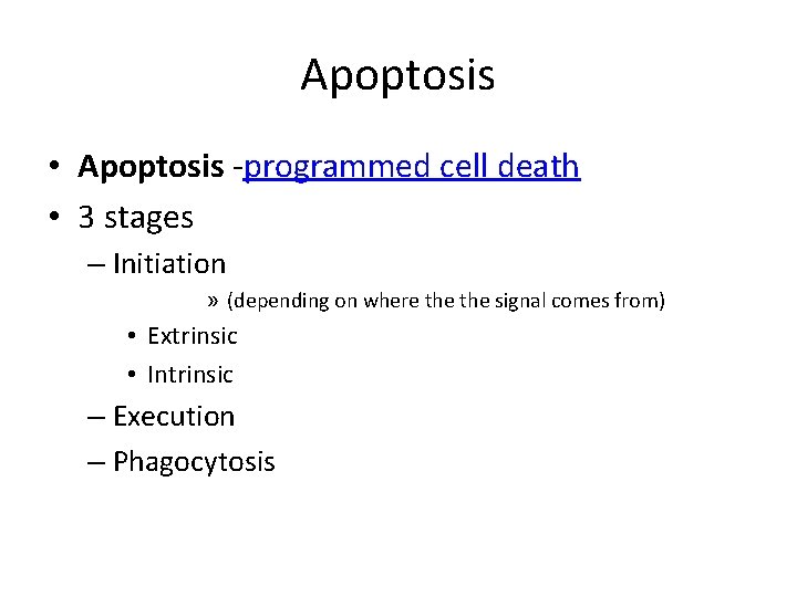 Apoptosis Dr Tania A Shakoori Apoptosis Apoptosis programmed