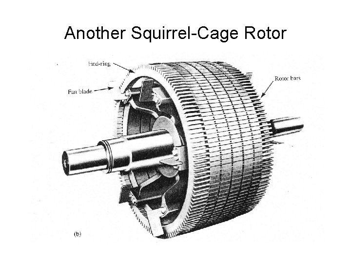 Induction Motor Construction SquirrelCage Rotor Another SquirrelCage Rotor