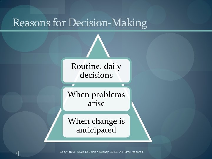 PLANNING AND DECISIONMAKING IN AN ORGANIZATION Business Management