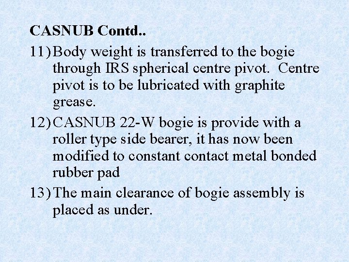 CASNUB BOGIE CAST STEEL FRICTION SNUBBER BOGIE 1972