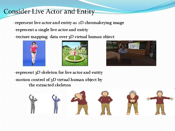 Object Model for Live Actor and Entity in