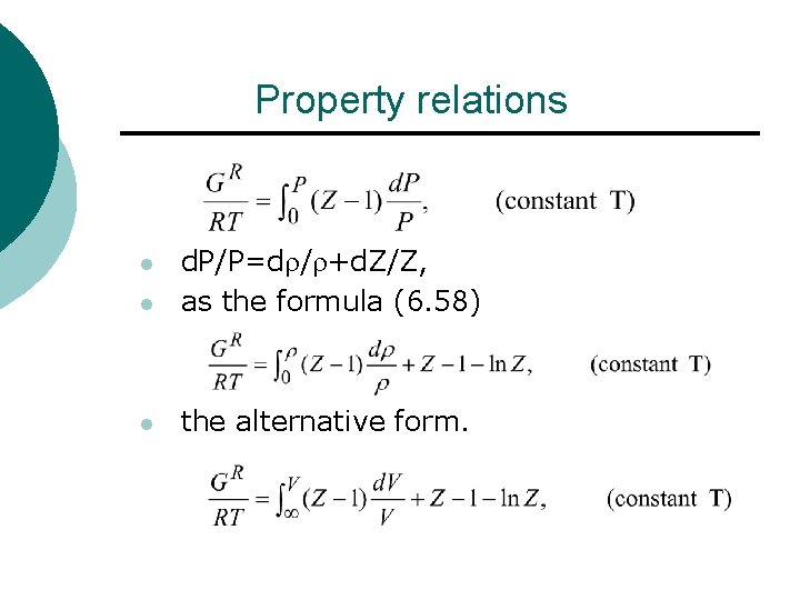 The Advanced Chemical Engineering Thermodynamics The thermodynamics ...