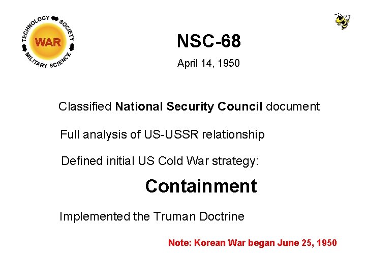 Cold War Thinking the Unthinking Lesson Objectives Build