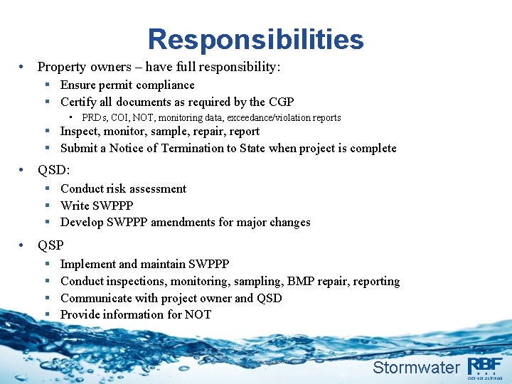 Key Requirements of the Construction General Permit Scott