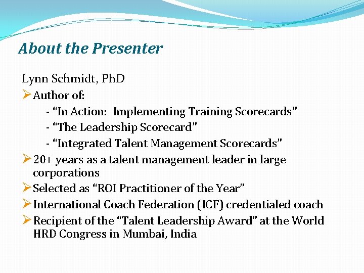 Integrated Talent Management Scorecards Insights from WorldClass ...