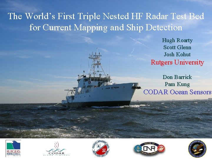 The Worlds First Triple Nested HF Radar Test