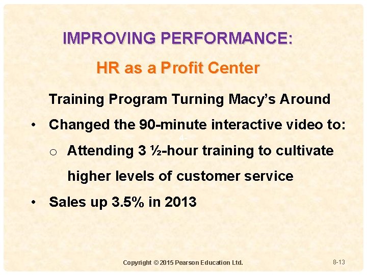 8 Training and Developing Employees Human Resource Management