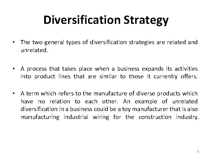 Business Strategy and Policy Lecture 23 1 Recap