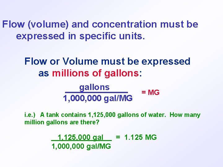 Pounds Formula Prepared By Michigan Department of Environmental