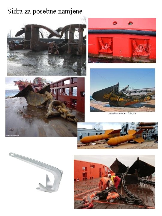 Oprema broda Osnove brodogradnje 3 B Admiralitetsko sidro