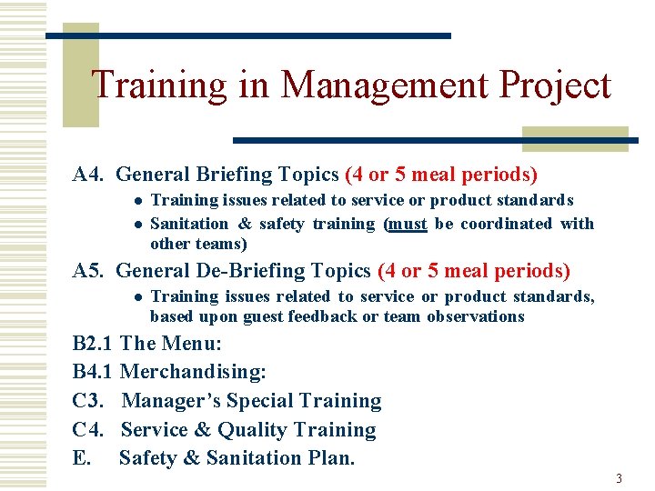 Training Development Training as a management skill Training