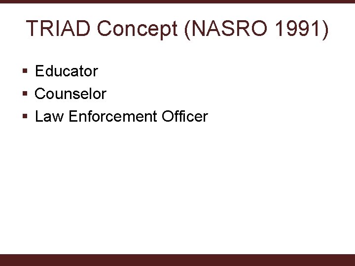 Campus Law Enforcement Officer Role in Discipline Enforcement