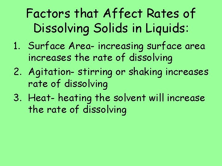 Types of Mixtures Solutions Suspensions Colloids Solutions are
