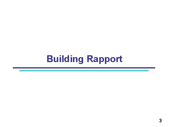 Communication Skills for Building Rapport During Contact Investigation