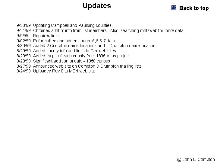 Back to top Early Georgia Compton And Crumpton