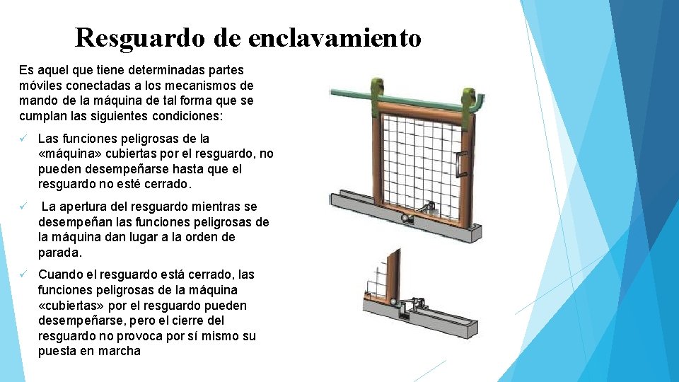 Tipos de Resguardos mecnicos Expositores v JESSICA KATHERINE