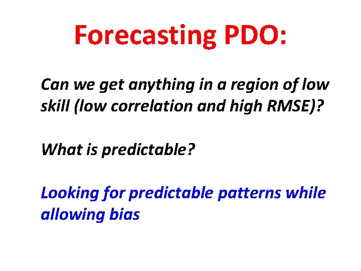 ENSO PDO and Rainfall over Strong SST Gradients