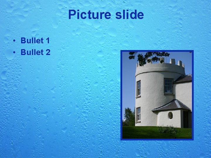 Swimming Pool Template Your name Example Bullet Point