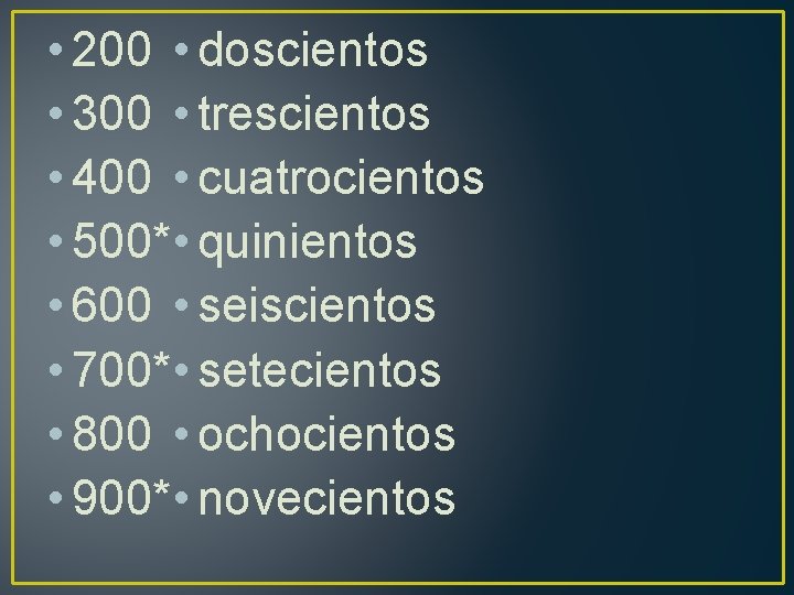 Los nmeros En espaol I Aprendemos los nmeros