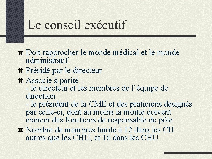Gouvernance et rapports de pouvoir lhpital 1 Les